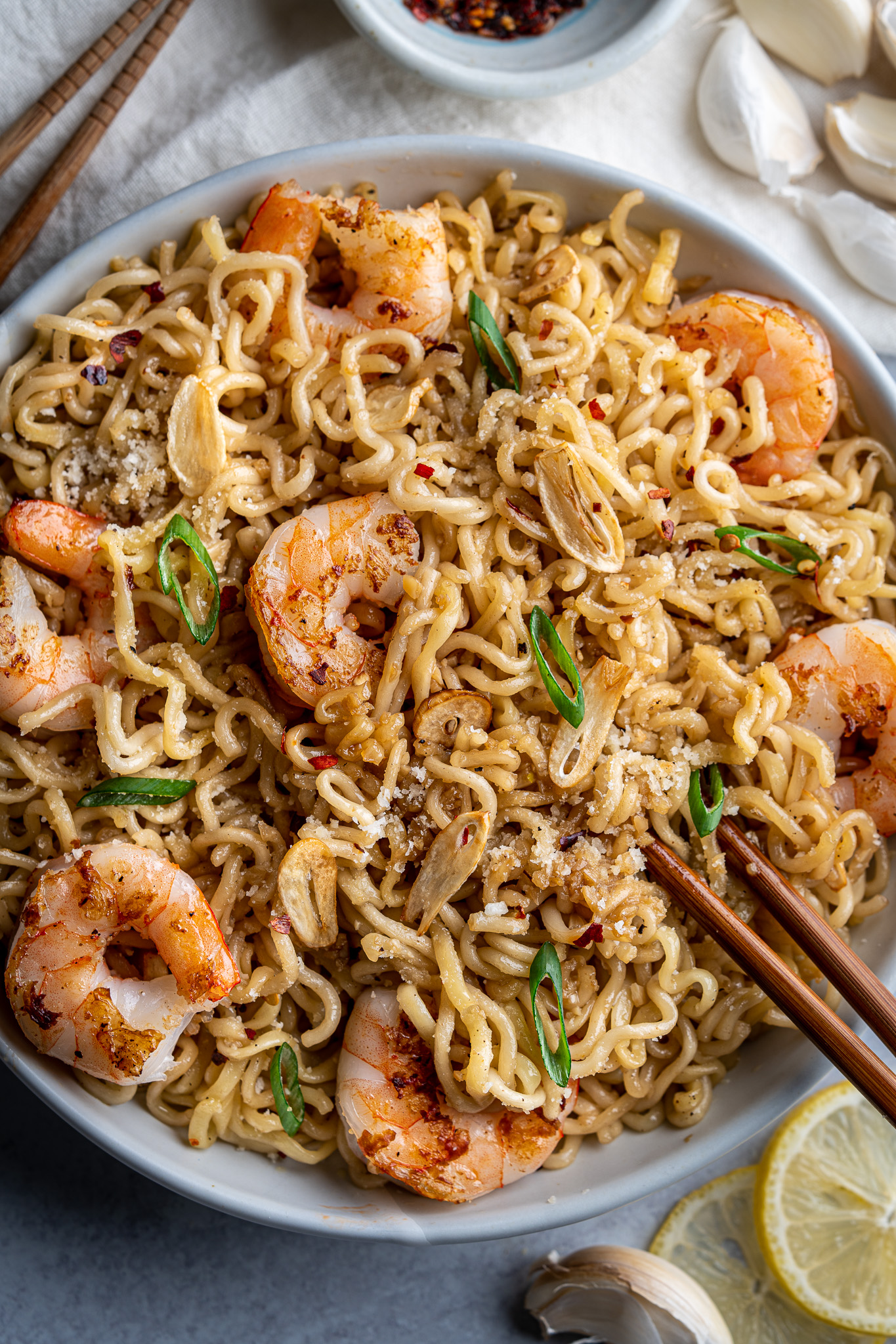 Garlic Noodles - Chasing Cravings