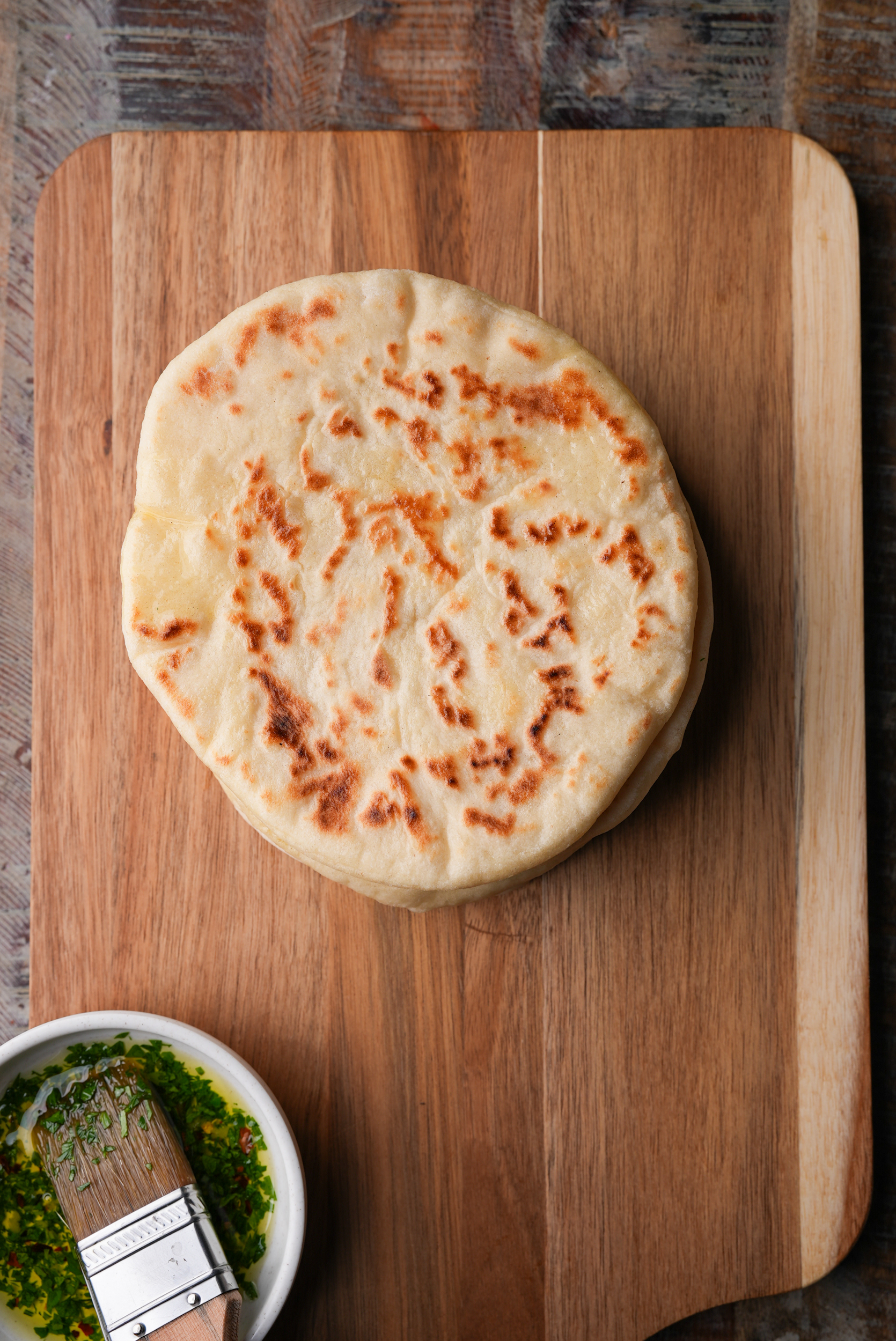Easy Turkish Flatbread (Bazlama) - Chasing Cravings