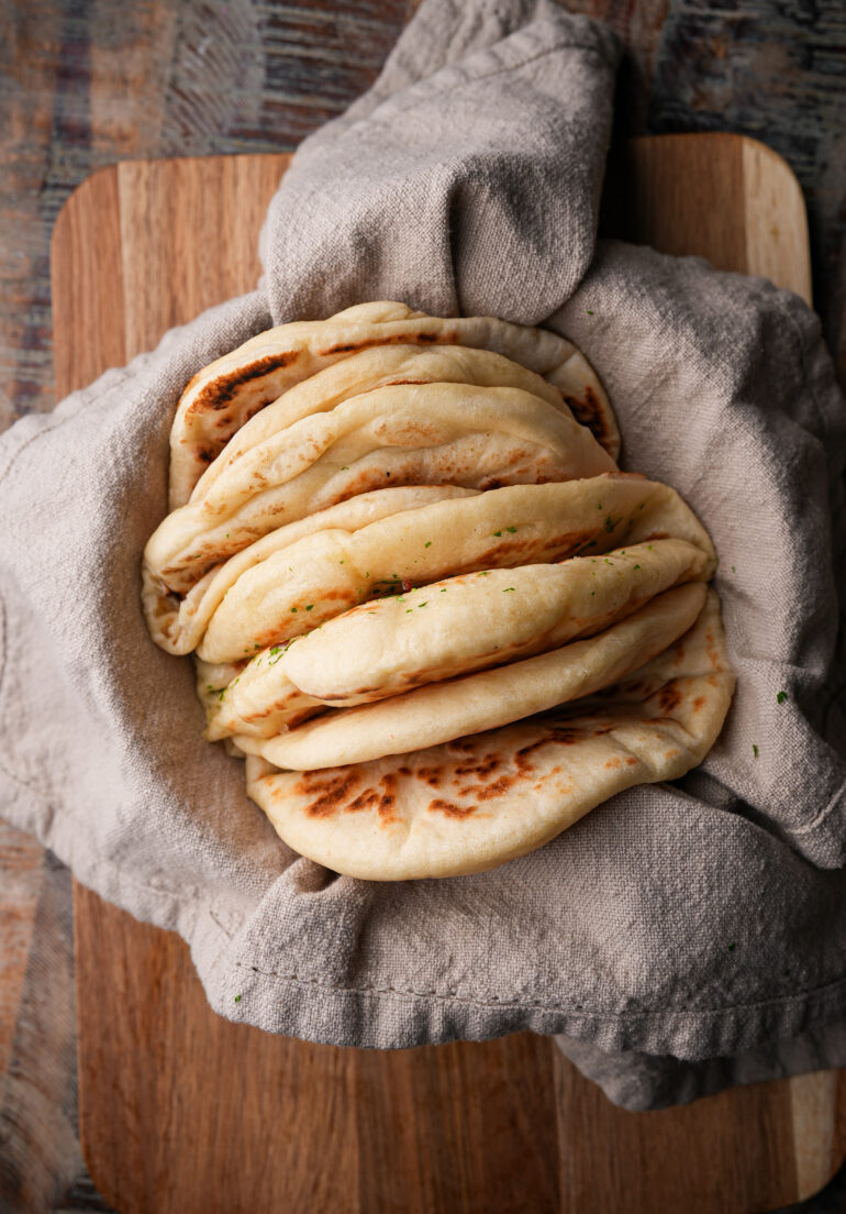Easy Turkish Flatbread (Bazlama) - Chasing Cravings