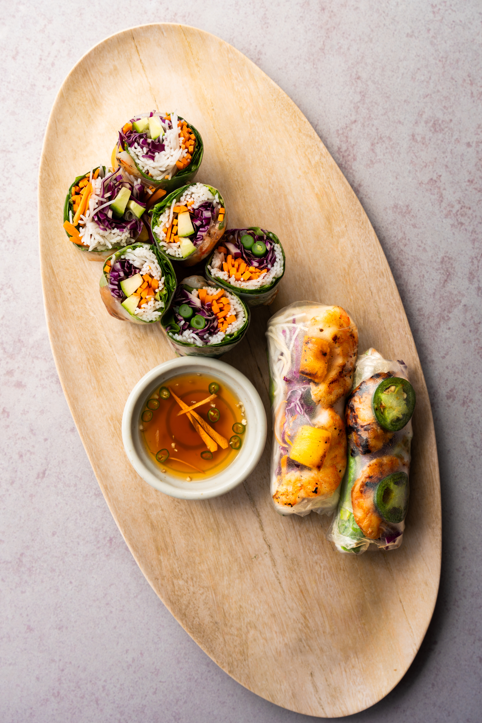 Build-Your-Own Summer Roll Board - Chasing Cravings